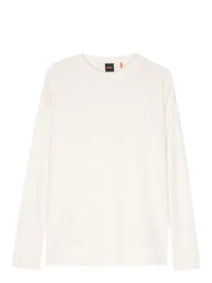 HUGO BOSS BOSS Logo-rubberised Fine-knit Jumper