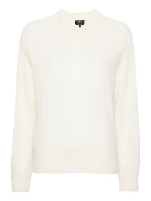 A.P.C. A.P.C. Seam-Detail Wool Blend Jumper