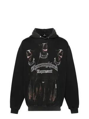 REPRESENT Thoroughbred Cotton Hoodie - Black