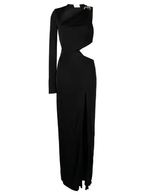 GALVAN Galvan London One-Shoulder Maxi Dress With Cut-Out Detail