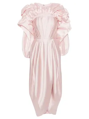 GABY CHARBACHY Detachable Layer Tulip Gown - Pink