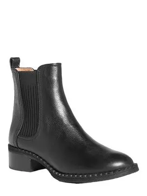 KENNETH COLE Elastic Chelsea Boots - Black