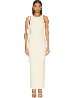 Sprwmn Racer Maxi Dress - Butter