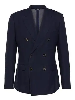Dolce & Gabbana Virgin Wool Blazer - Blue