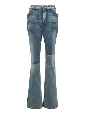 BALMAIN Balmain Mid-Rise Bootcut Jeans
