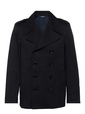 Dolce & Gabbana Cotton Peacoat - Blue