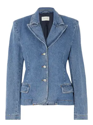 Magda Butrym Denim Blazer - Blue