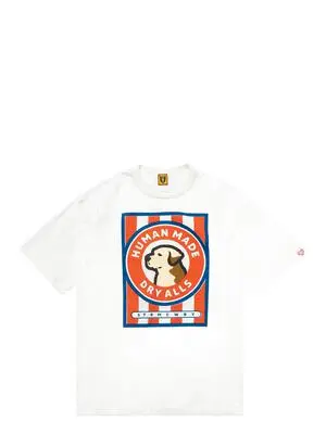 HUMAN MADE Dog Graphic Tee #03 - White