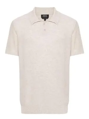 A.P.C. Jay Open-knit Polo Shirt