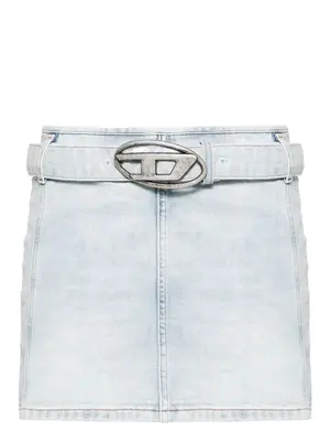 DIESEL De-flip-s Denim Miniskirt - Blue