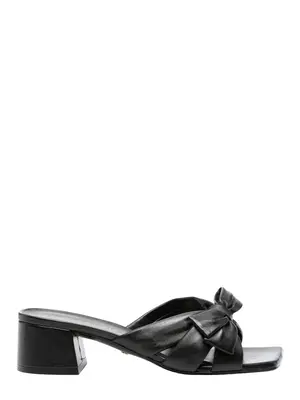 STUART WEITZMAN Sofia 45mm Leather Sandals - Black