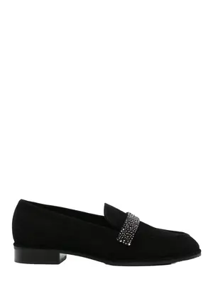 STUART WEITZMAN Palmer Sleek Royale Loafers - Black
