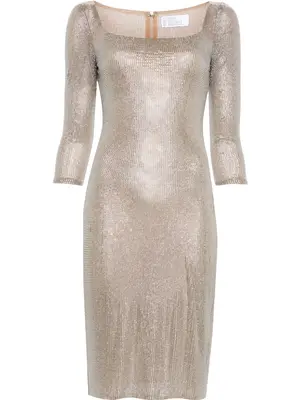 GIUSEPPE DI MORABITO Giuseppe Di Morabito Crystal-Embellished Midi Dress