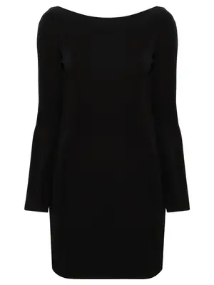 Dsquared2 Cowl-back Mini Dress - Black