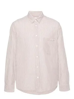 MARANT Jasolo Striped Cotton Shirt - Neutrals