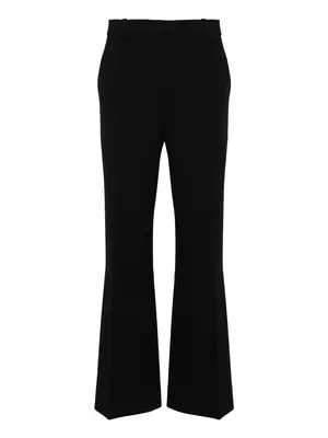 Victoria Beckham Tailored Flared Trousers - Black