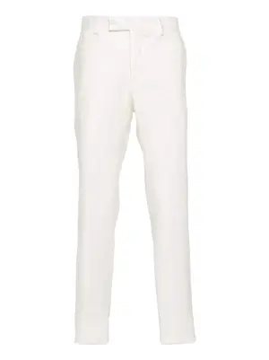 LARDINI Slim-fit Chino Trousers - Neutrals