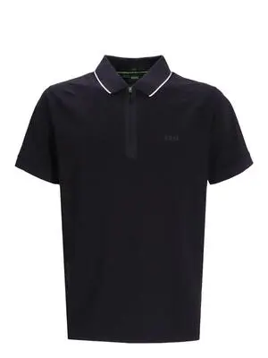 BOSS Philix Cotton Polo Shirt - Black