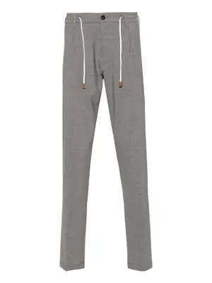 Eleventy Pressed-crease Trousers - Grey