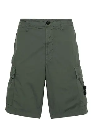 Stone Island Taffeta Cargo Shorts - Green