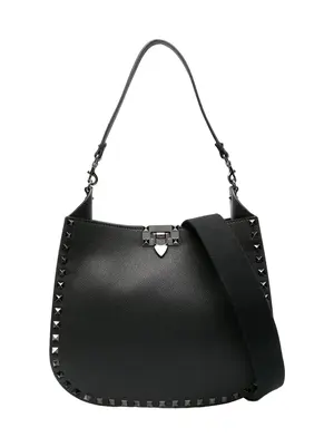 Valentino Garavani Rockstud Hobo Bag - Black