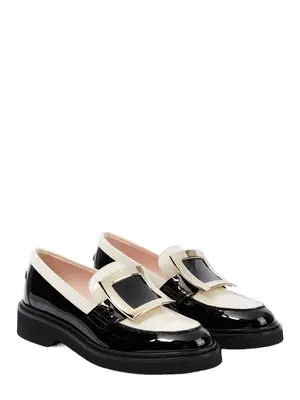 ROGER VIVIER Viv' Rangers Loafers - Black