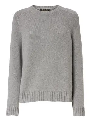 Loro Piana Parksville Cashmere Sweater - Grey