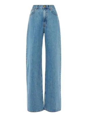 BLAZÉ MILANO Java High-rise Wide-leg Jeans - Blue