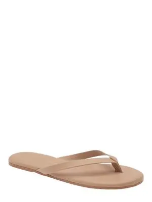 Tkees The Boyfriend Leather Flip Flop - Beach Bum