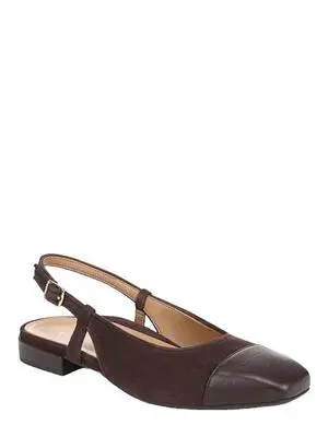Vionic Petaluma Slingback Flat - Cafe Noir