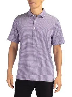 CUTTER & BUCK Forge Double Stripe Recycled Blend Polo