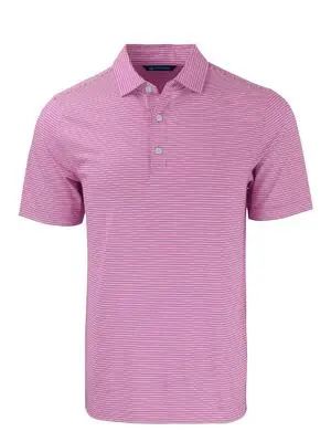 Cutter & Buck Forge Double Stripe Recycled Blend Polo - Gelato/white