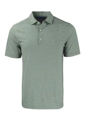 Cutter & Buck Forge Double Stripe Recycled Blend Polo Hunter/white