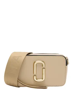 Marc Jacobs Snapshot Dtm Leather Cross-body Bag - Khaki