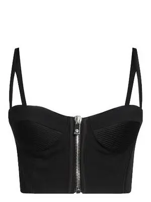 Versace Acetate Blend Corset Top - Black