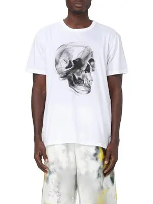 Alexander McQueen T-shirt With Skull Print - White