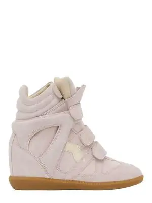 Isabel Marant Bekett Wedge Sneakers Pale Pink