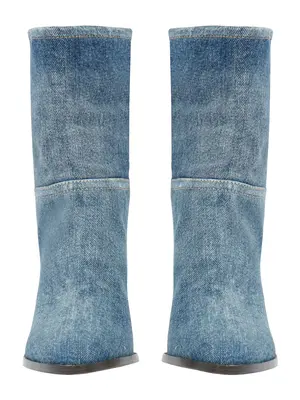Isabel Marant Rouxa Suede Boots Blue