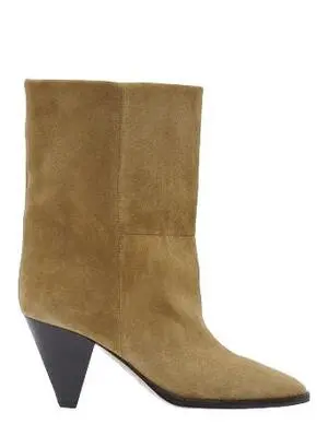Isabel Marant Rouxa Suede Boots - Taupe