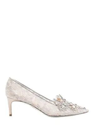 RENE CAOVILLA Cinderella Embellished Pumps