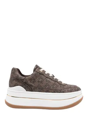 Michael Kors Hayes Flatform Sneakers - Brown