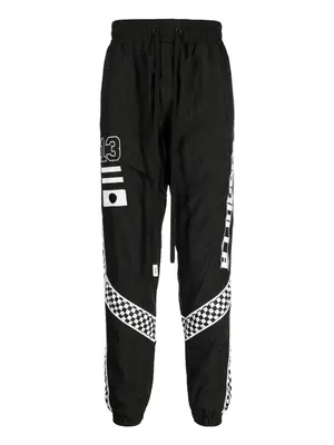 HACULLA. Racer Overload Logo-print Track Pants - Black