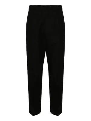LANVIN Mid-rise Tapered Trousers - Black