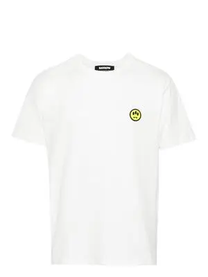 BARROW Logo-print Cotton T-shirt - White