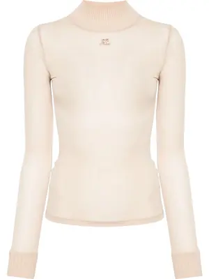 COURREGES Courrèges Reedition Mesh Top