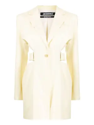 Jacquemus La Robe Bari Blazer Minidress - Yellow