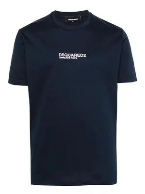 DSQUARED2 Camouflage Logo-print T-shirt