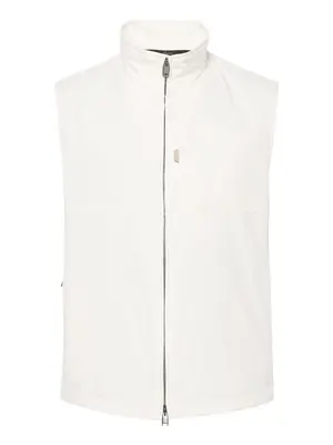 Brioni Padded Water-repellent Gilet - White