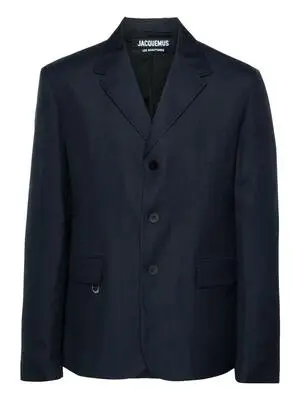 Jacquemus La Veste Cabri Single-breasted Blazer - Blue