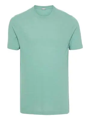 ZANONE Basic Short-sleeved T-shirt - Blue